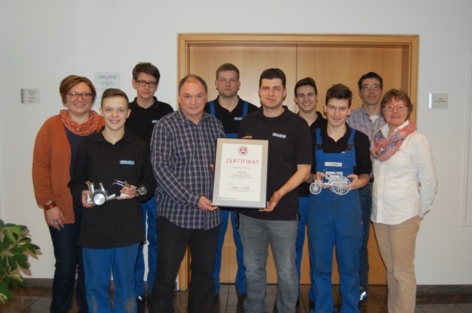 Walldürn: Ausbildungszertifikat für CONCAD GmbH – NOKZEIT