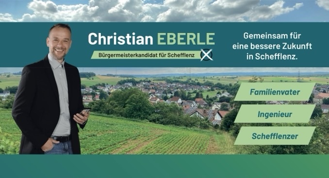 Bürgermeister-Kandidat Christian Eberle persönlich zuhause - NOKZEIT